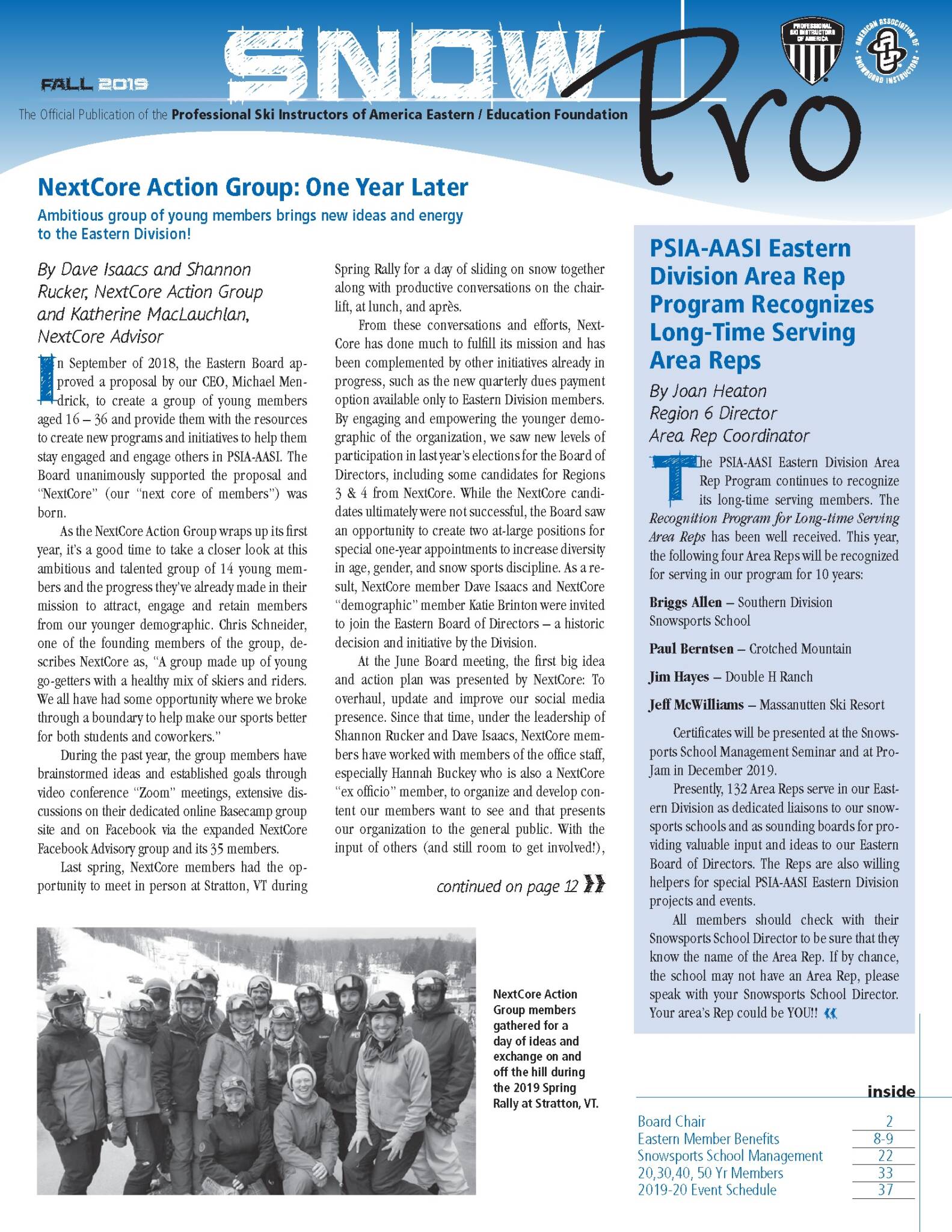 SP2019Fall – PSIA-AASI Eastern